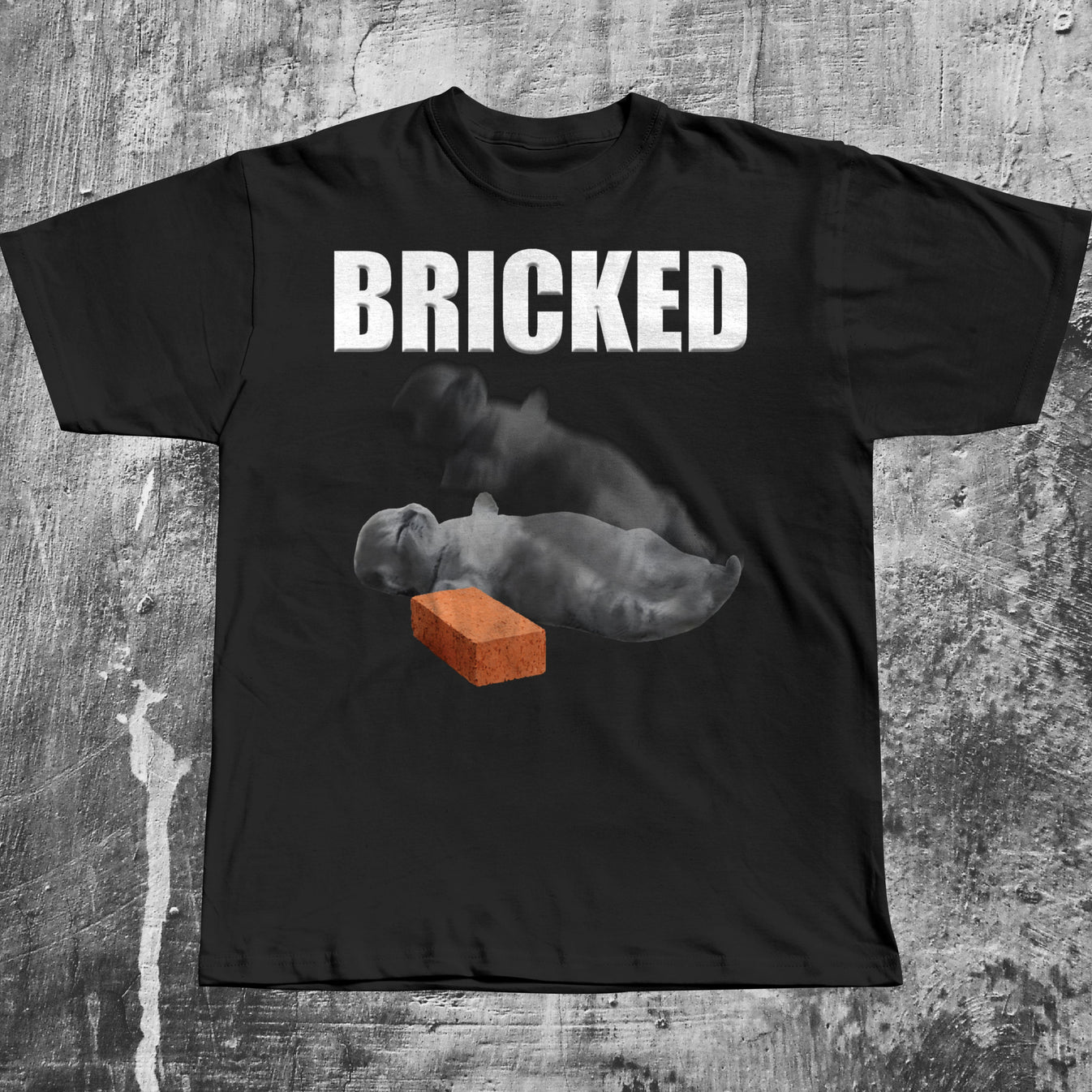 Bricked Funny Cat Knocked Out T-shirt, Cat Meme Shirt, Brainrot Tee – Cat Distributor